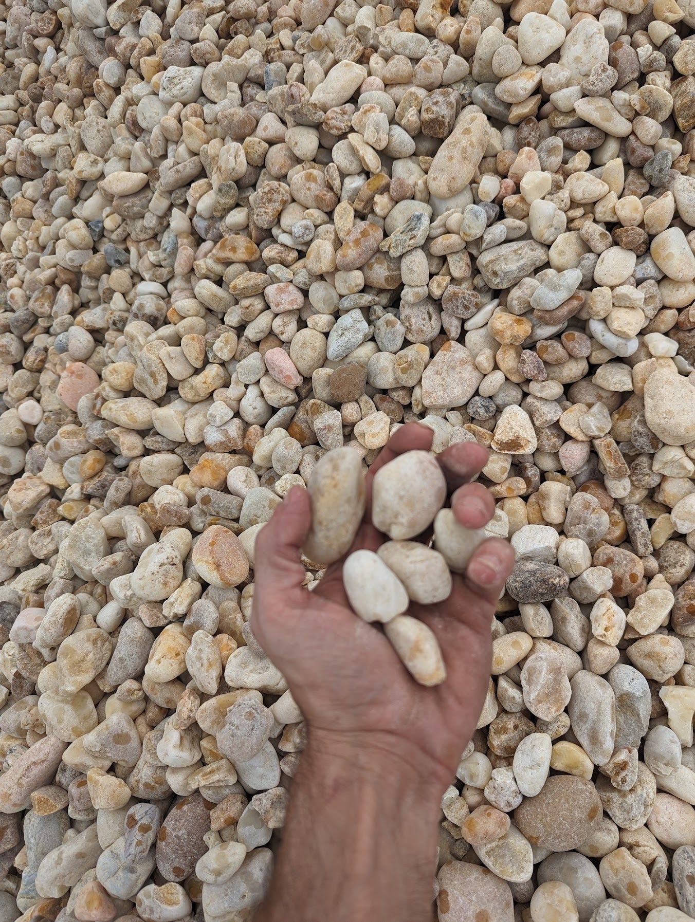 Bulk White River Rock #4 | Quarry Land